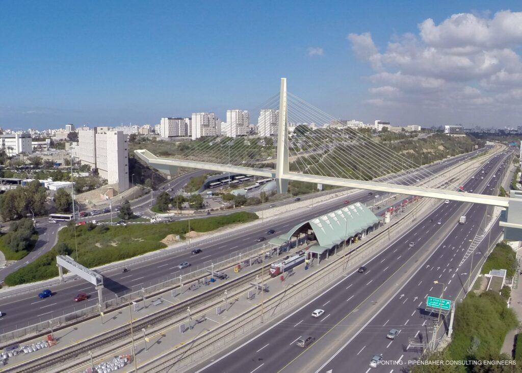 Ayalon LRT Bridge, Israel - Pipenbaher Consulting Engineers